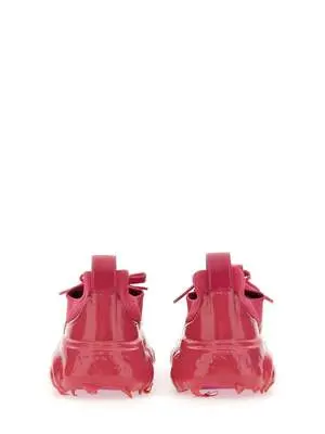 Moschino Logo Sneakers - Fuchsia