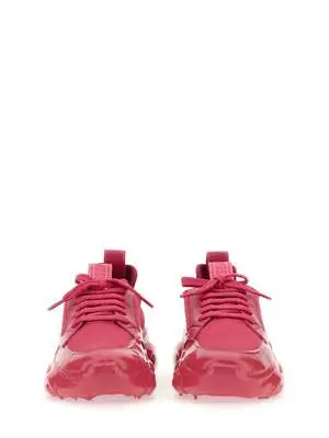 Moschino Logo Sneakers - Fuchsia