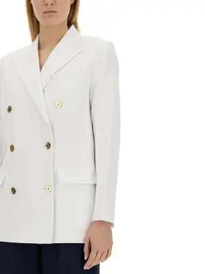 Michael Kors Double Breasted Jacket - White