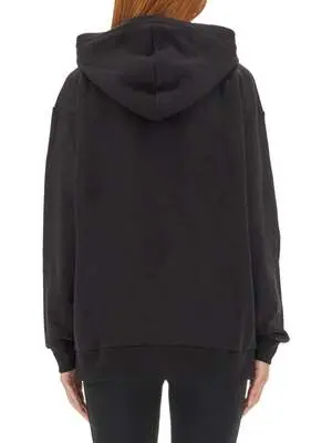 Michael Kors Flocked Logo Oversized Sweatshirt
