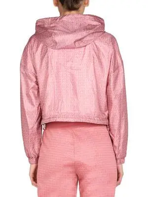 Michael Kors Logo Print Jacket