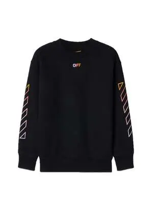 Off-White Arrow Rainbow Crewneck - Black