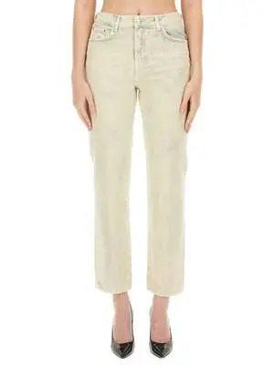 Moschino Cropped Jeans For Women