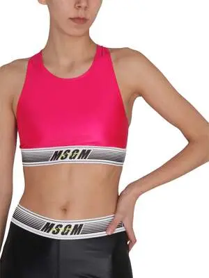 MSGM Activewear Top - Fuchsia