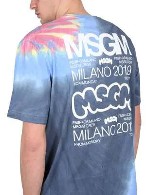 MSGM X Butter Studio T Shirt - Multicolour