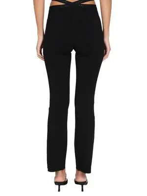 Alexander Wang Cross Leggings With Logo
