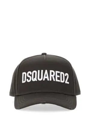 Dsquared2 Baseball Cap With Logo - Black