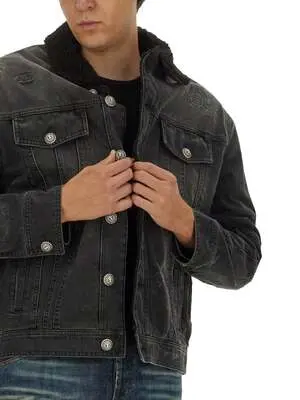 Balmain Regular Fit Destroyed Jacket - Black