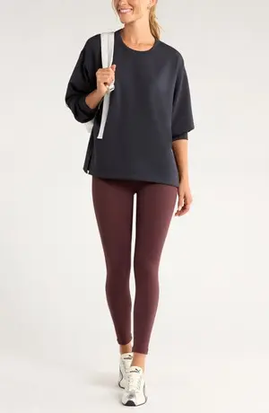 Zella Soft Luxe Tunic - Black