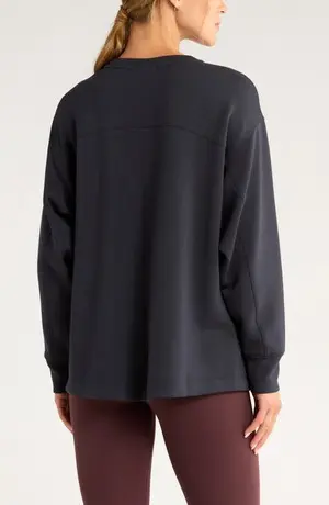 Zella Soft Luxe Tunic - Black