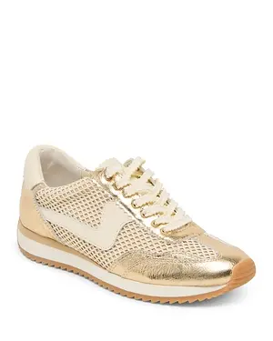 Gold Tone Sneakers For Women