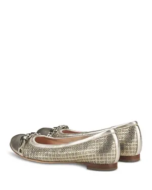 Agl Mae Woven Flats - Sand