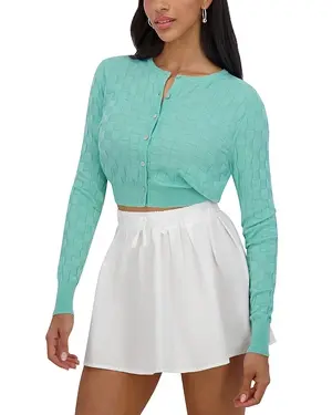 Point Long Sleeve Cardigans For Women