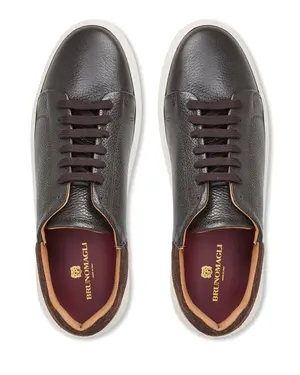 Bruno Magli Salvatore Leather Sneakers - Brown