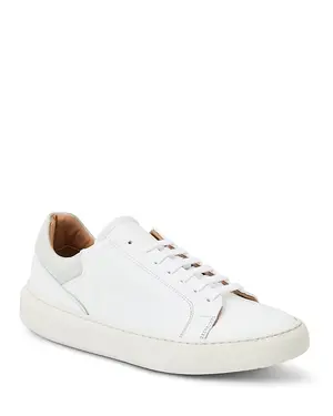 Bruno Magli Salvatore Leather Sneakers - White