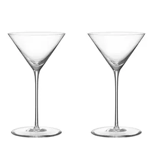 ORREFORS Geometry Martini Glass, Set Of 2 - No Color