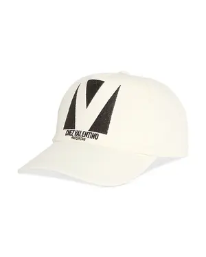 Valentino Garavani Valentino Garavani Chez Valentino Baseball Cap Avorio/nero