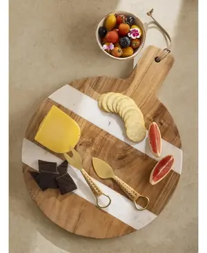 GAURI KOHLI Mandawa Charcuterie Board, White