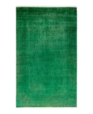 Bloomingdale'S Fine Vibrance M1113 Area Rug, 6'3 X 9'8 - Green