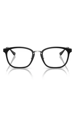 Ray-ban 51mm Square Eyeglasses - Shiny Black
