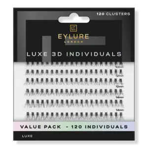EYLURE 3d Luxe Individual Eyelashes Value Pack - One-color