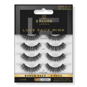 EYLURE Luxe Faux Mink Ruby Eyelashes Multipack - One-color