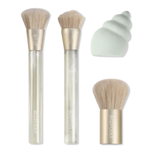 ECOTOOLS Sea Gems Face Makeup Brush & Sponge Set - One-color