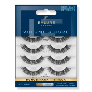 EYLURE Volume & Curl No.114 Eyelashes Multipack - One-color