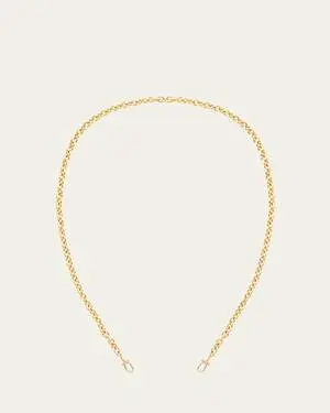 MARIE LICHTENBERG 18k Yellow Gold Classic Rosa Chain Necklace - Yg