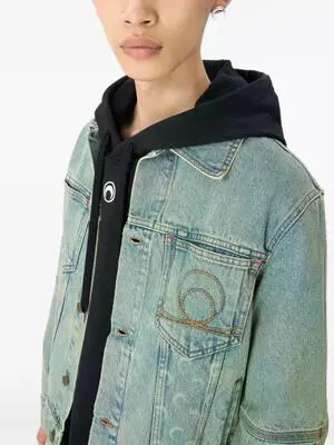 MARINE SERRE Moon Laser Denim Jacket