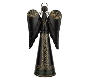 REGAL ART & GIFT Angel Decor 23' Black/gold - One-color