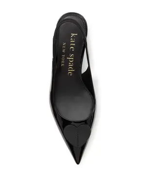 Kate Spade New York Lover Slingback Kitten Heel Pumps - Black