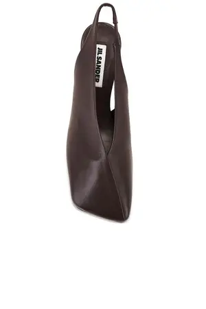 JIL SANDER Folded Slingback Heels