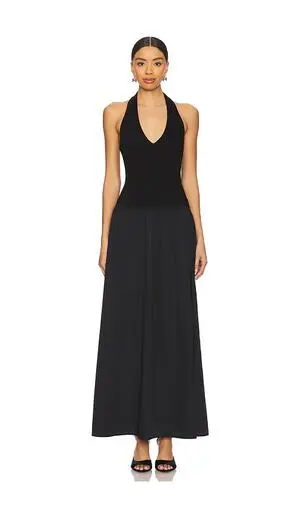 ALL THE WAYS Leonara Maxi Dress With Halterneck
