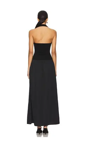 ALL THE WAYS Leonara Maxi Dress With Halterneck