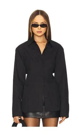 Courtney Zheng Belt Back Top