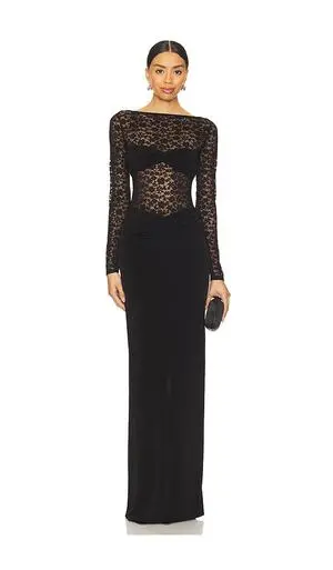 Lovers and Friends Black Lace Gowns