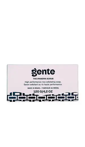 GENTE BEAUTY The Ipanema Scrub Exfoliating Bar Soap - N,a