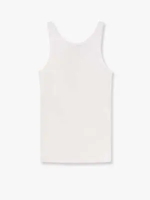 Dolce & Gabbana Ribbed Cotton Tank Top