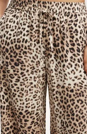 COTTON ON Haven Wide Leg Pant - Leopard