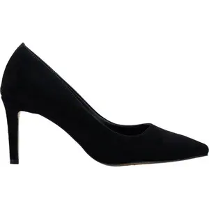FOREVER & ALWAYS SHOES Perla Stiletto Pumps - Black Suede