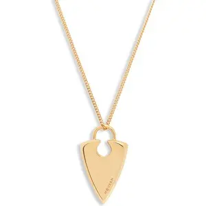 Alexander McQueen Arrow Pendant Necklace - Gold