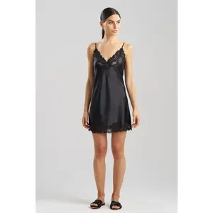 Natori Peony Glamour Chemise - Black