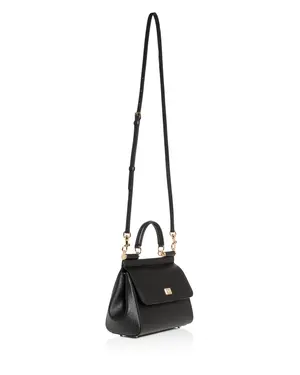 Dolce & Gabbana Medium Sicily Handbag - Black