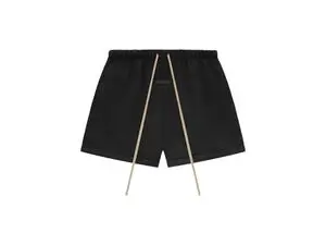 Fear Of God Essentials Heavy Fleece Soccer Short - Black