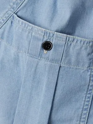 MARANT ETOILE Valdina Cotton-chambray Shorts