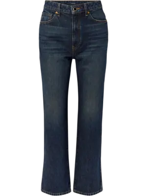 KHAITE KHAITE Abigail High-Rise Straight-Leg Jeans