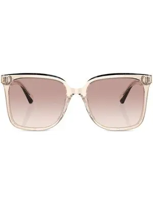 Brunello Cucinelli Brunello Cucinelli BC4007S Square-Frame Sunglasses Neutrals