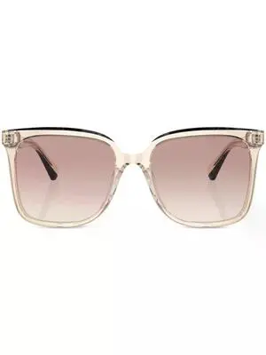 Brunello Cucinelli Bc4007s Square-frame Sunglasses - Pink