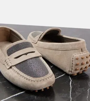 Brunello Cucinelli Suede Loafers